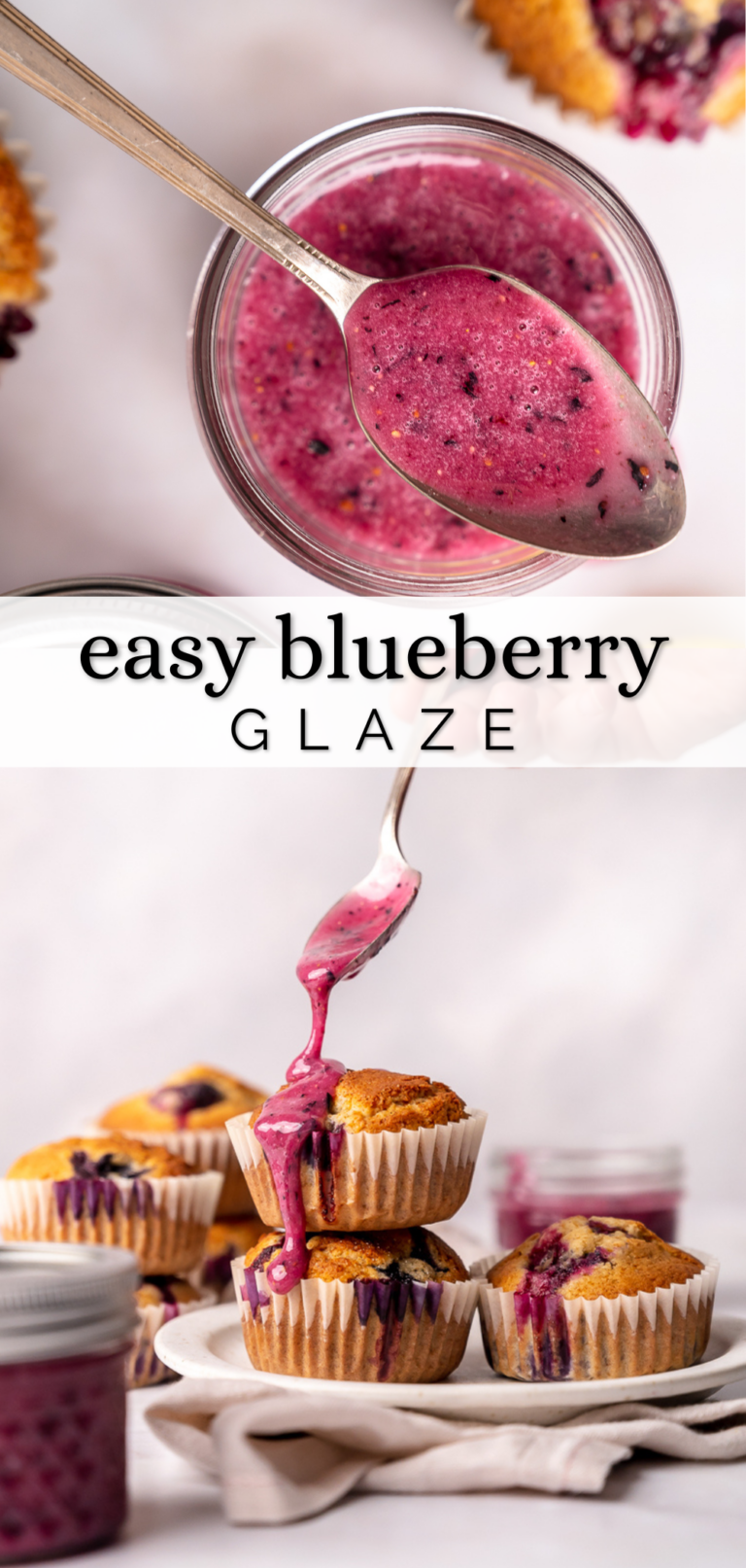 Blueberry Glaze | Pretty. Simple. Sweet.