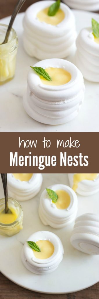 Meringue Nests - Pretty. Simple. Sweet.