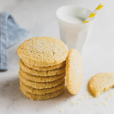 Lemon Sable Cookies - Pretty. Simple. Sweet.