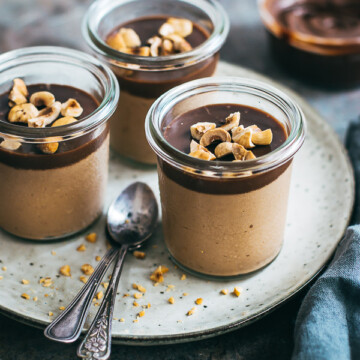 Milk Chocolate Hazelnut Mousse (No Egg) - Pretty. Simple. Sweet.