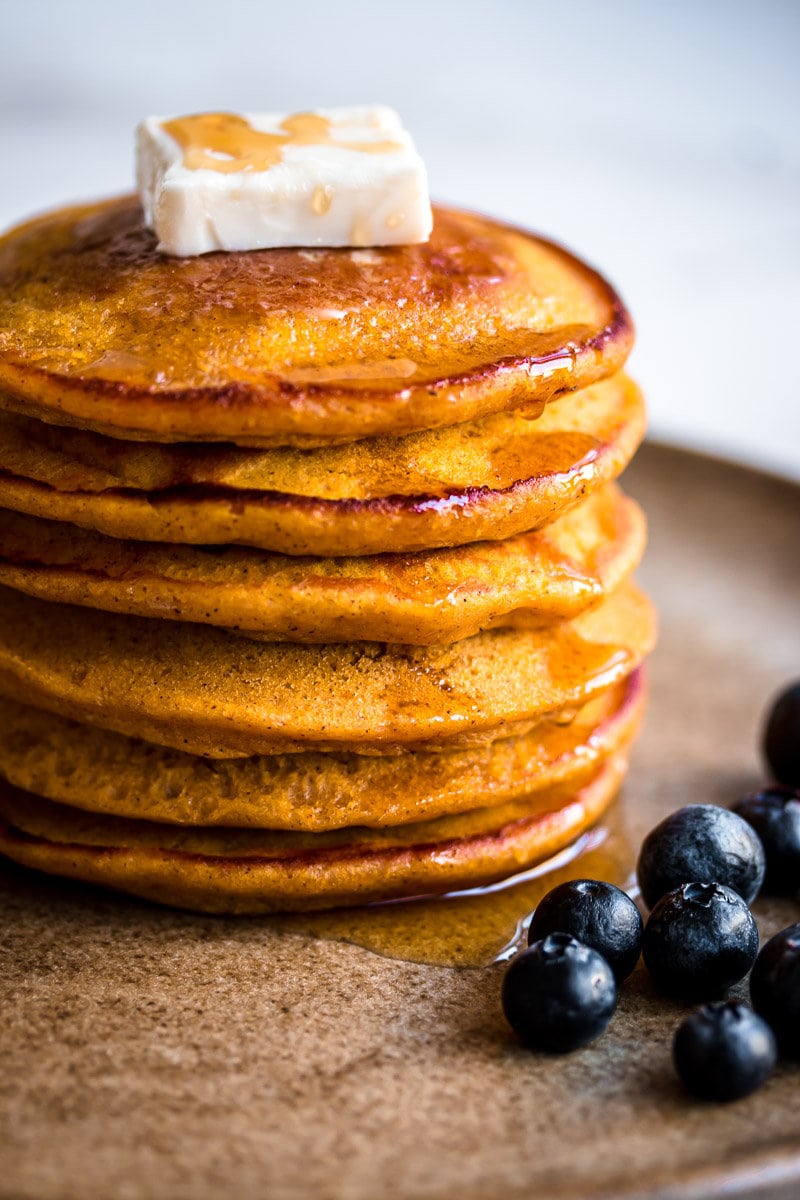 Perfect Fluffy Pumpkin Pancakes - Pretty. Simple. Sweet.