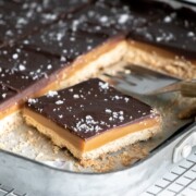 Salted Caramel Shortbread Bars - Pretty. Simple. Sweet.