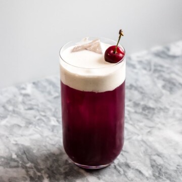 Tropical Cherry Rum Cocktail - Pretty. Simple. Sweet.