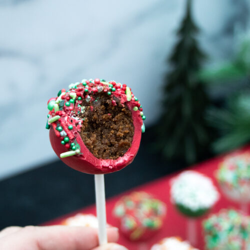 Gingerbread Cake Pops - Pretty. Simple. Sweet.