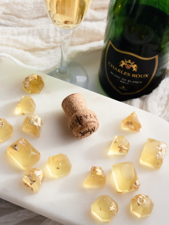 Champagne Gummy Bears Recipe - Pretty. Simple. Sweet.