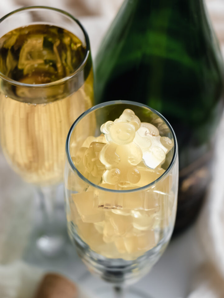 Champagne Gummy Bears Recipe - Pretty. Simple. Sweet.