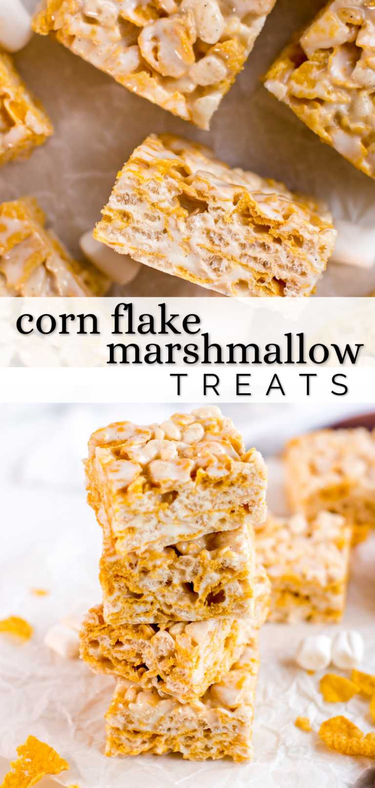 Cornflake Marshmallow Treats - Pretty. Simple. Sweet.
