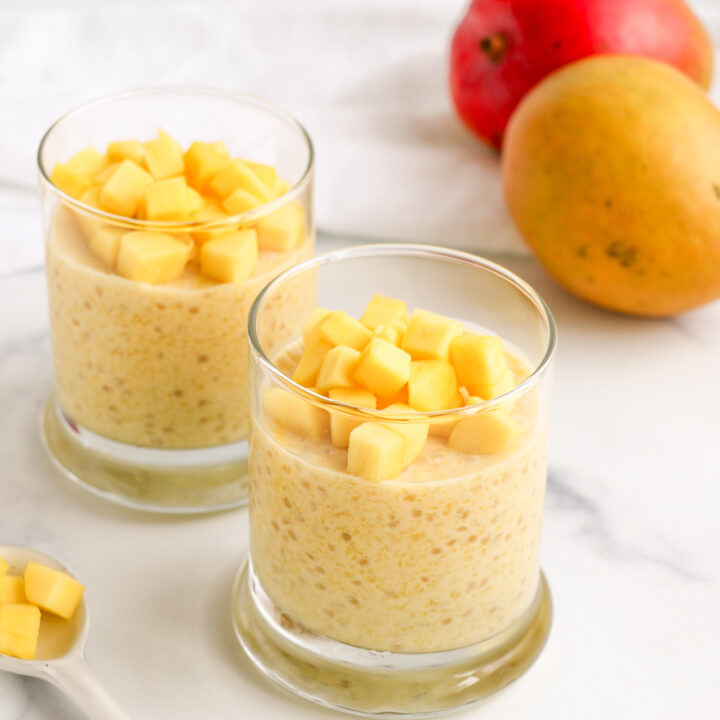 Small Batch Mango Sago (Tapioca Pudding) - Pretty. Simple. Sweet.