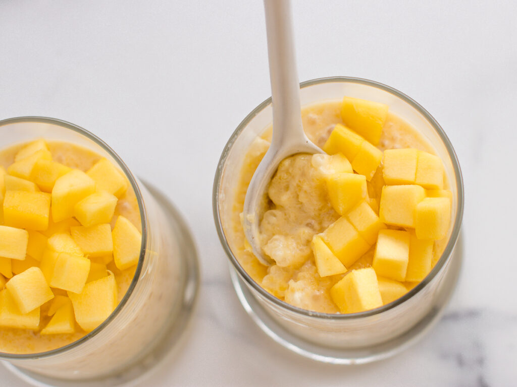 Small Batch Mango Sago (Tapioca Pudding) - Pretty. Simple. Sweet.
