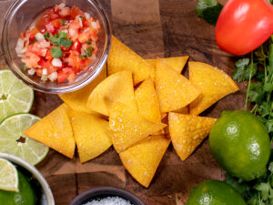 Quick & Easy Baked Corn Tortilla Chips - Pretty. Simple. Sweet.