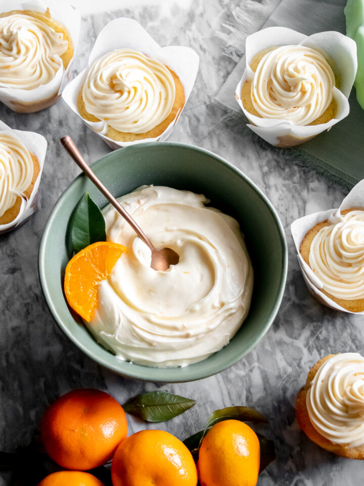Orange Cream Cheese Frosting - Pretty. Simple. Sweet.